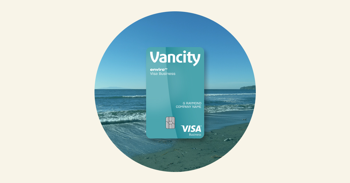 enviro Visa no fee business credit card - Vancity