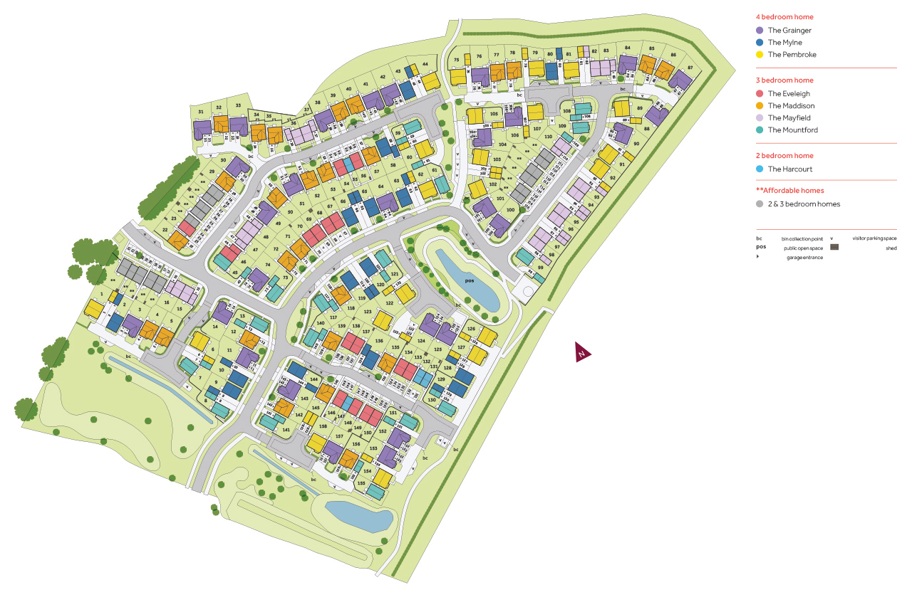 New 3 & 4-bedroom homes in Morpeth | King Edward's Park | Linden Homes