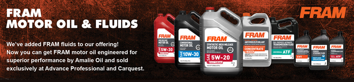FRAM Motor Oil & Fluids | Carquest Oil, Fuel, Air Filters
